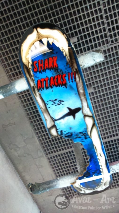 Skate “Shark Attacks” – AVAT-ART